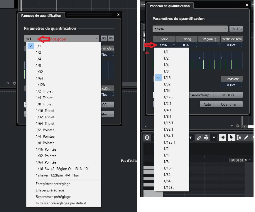 Missing 1/16 note value in quantization list - Cubase - Steinberg Forums