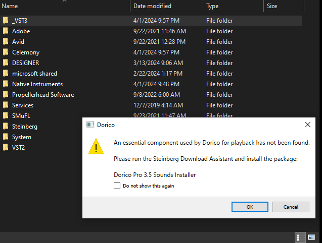 [SOLVED!] Dorico 3.5 Audio Engine Waiting for connection - #9 by teacue - Dorico - Steinberg Forums