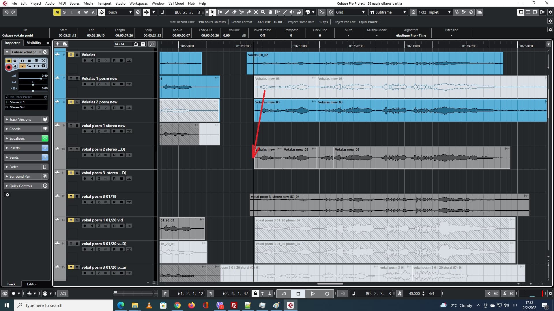 Cubase 11 pro annoying vocal tracks playback problem - Cubase - Steinberg Forums