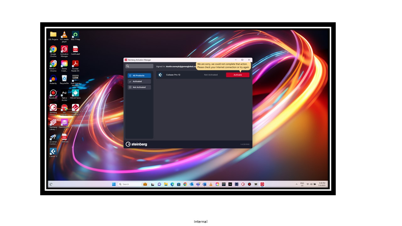 Cubase Activation Error Cubase Steinberg Forums