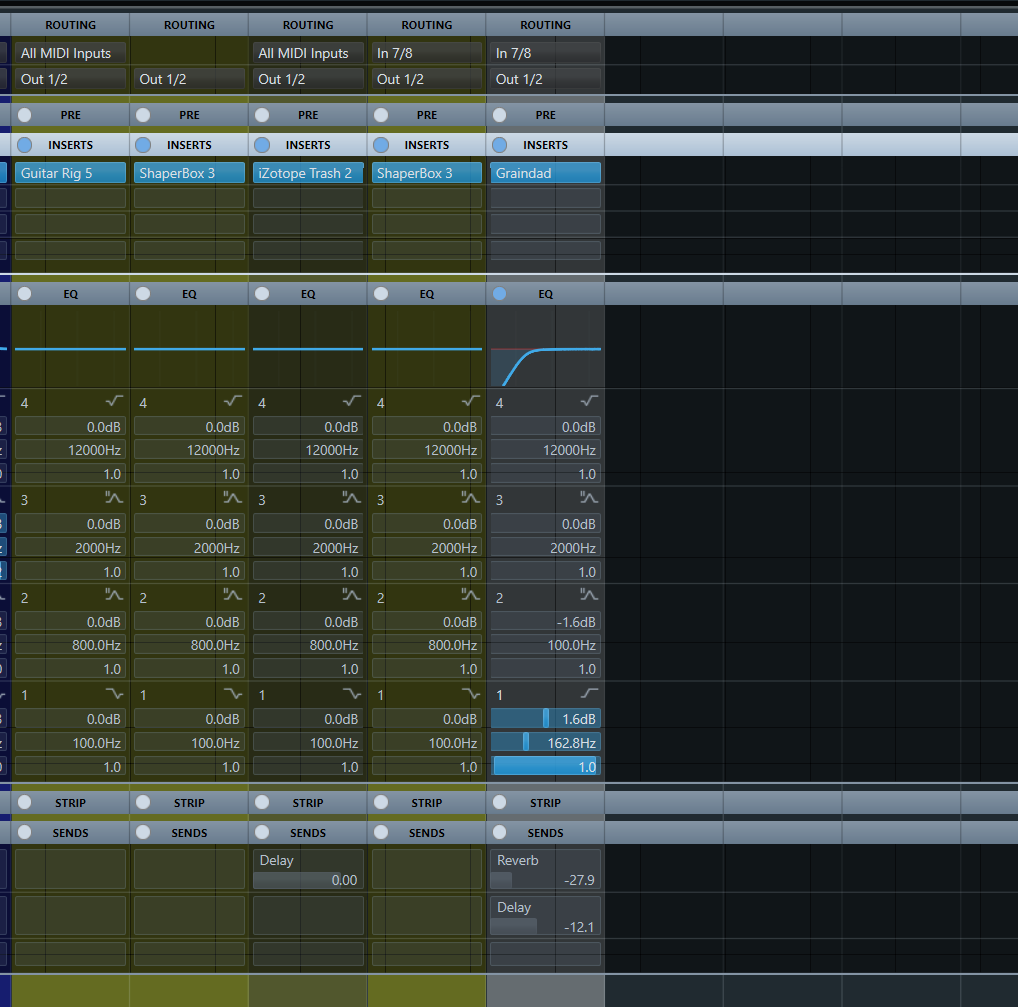 How Can I Remove Grid Lines In Mixer Window 2 By Mikhail Malakhin Cubase Steinberg Forums