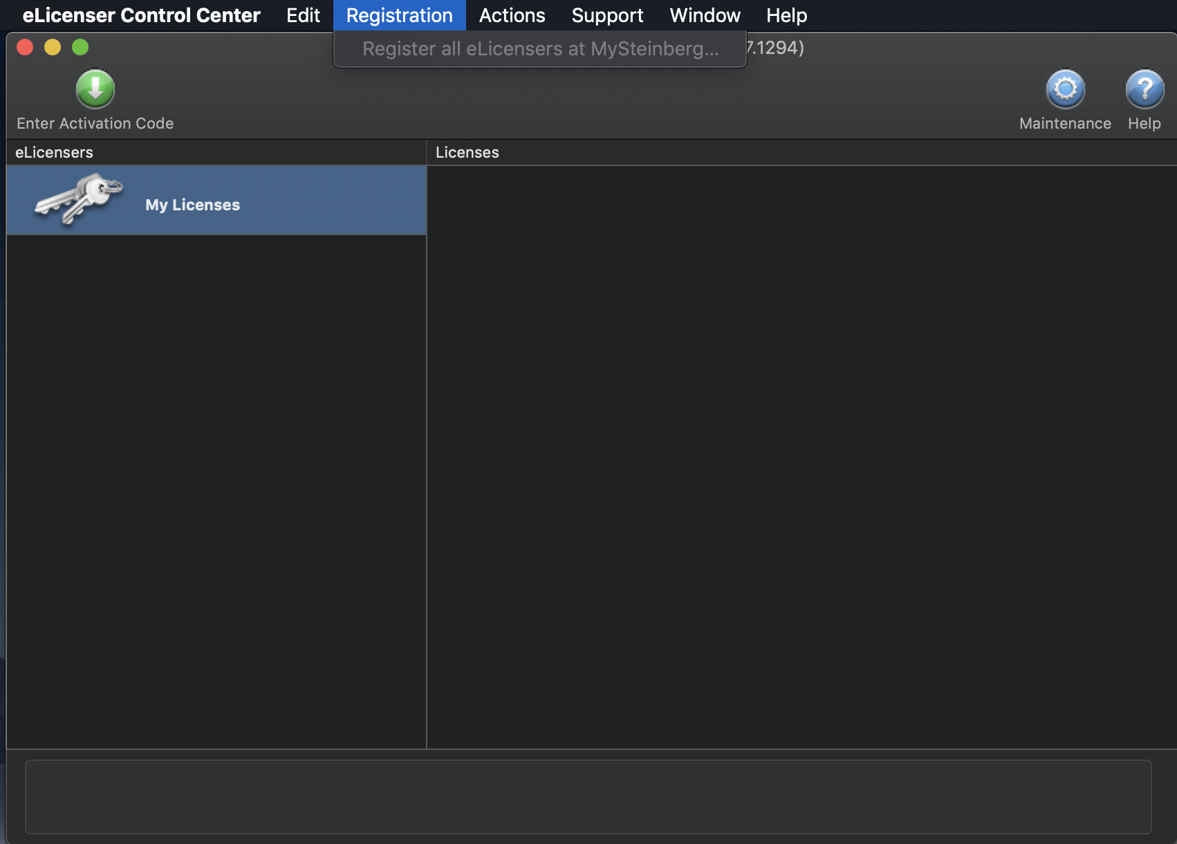 eLicenser Control Center does not have "Soft-eLicenser number" - Dorico ...