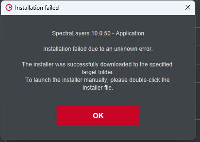 Windows local account-Spectralayers install Error - Cubase - Steinberg Forums