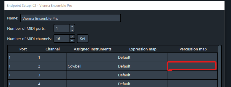 Percussion routing midi note input to another midi note output - Dorico - Steinberg Forums