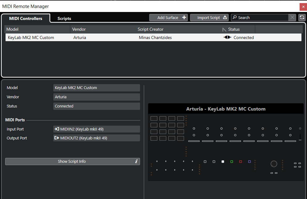 Arturia Keylab Mk2 Custom Midi Remote Script Mkii Cubase Steinberg Forums