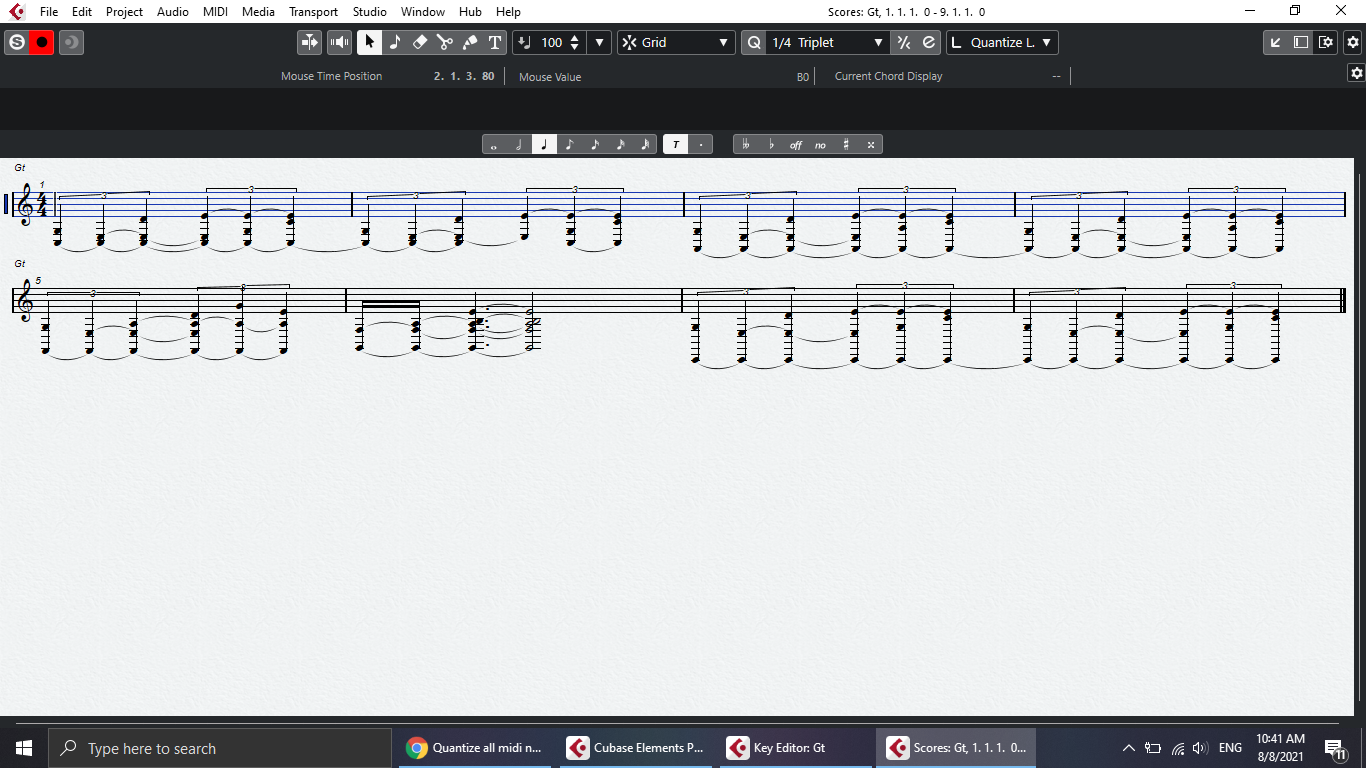 Quantize all midi notation after changed time signature - Cubase - Steinberg Forums