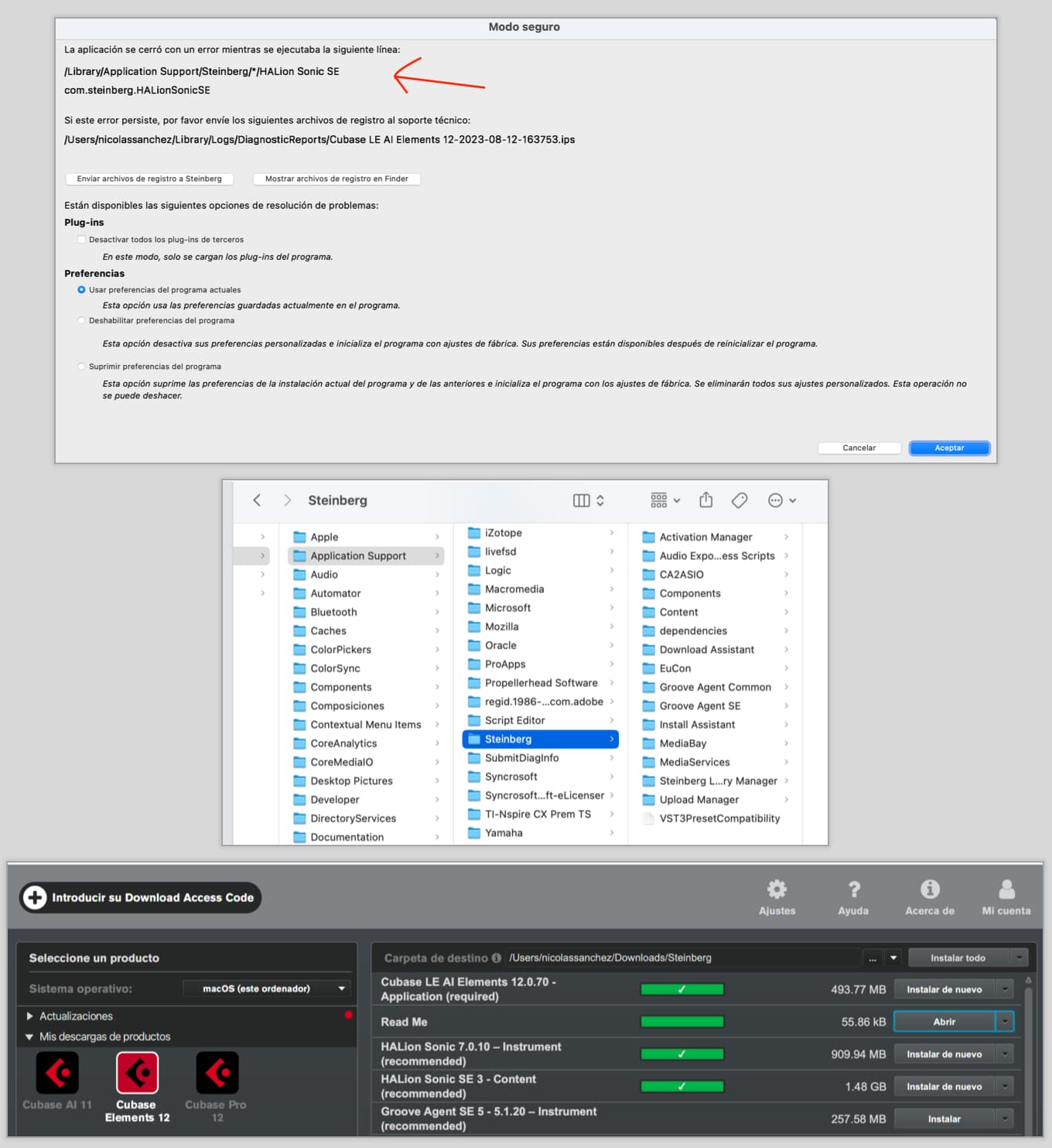 Systematic error message launching Cubase 12 - Cubase - Steinberg Forums