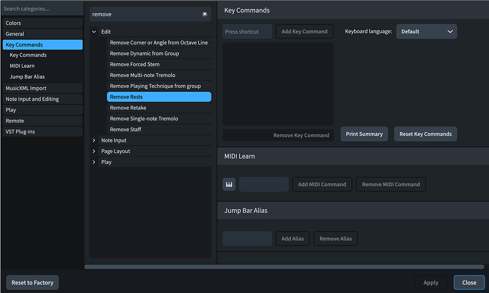 Add Key Command - Dorico - Steinberg Forums