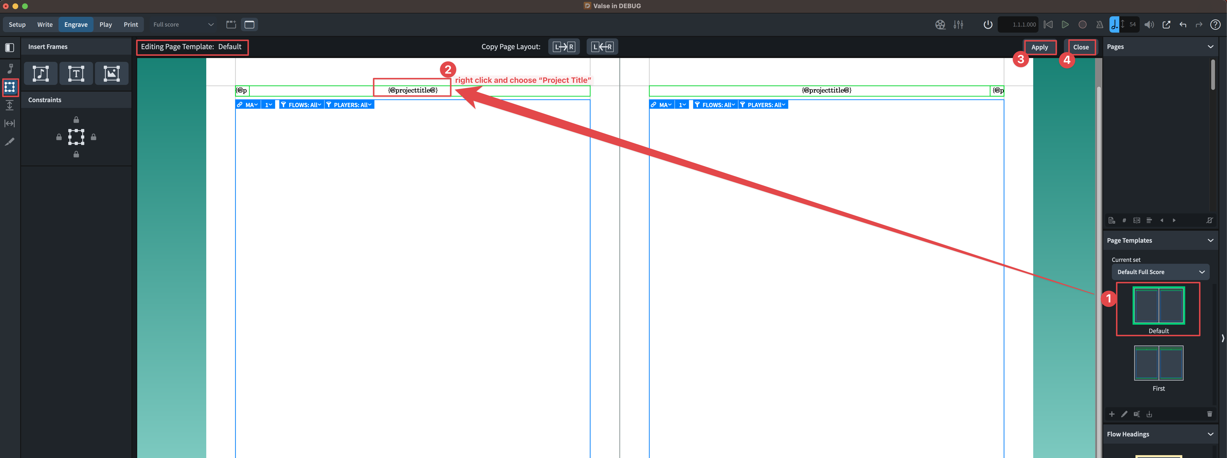 Dorico uses "first page" layout on the second page of some blocks******** - Dorico - Steinberg ...