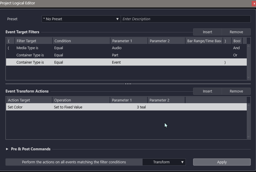[Solved] Color audio events via hotkey? - Nuendo - Steinberg Forums