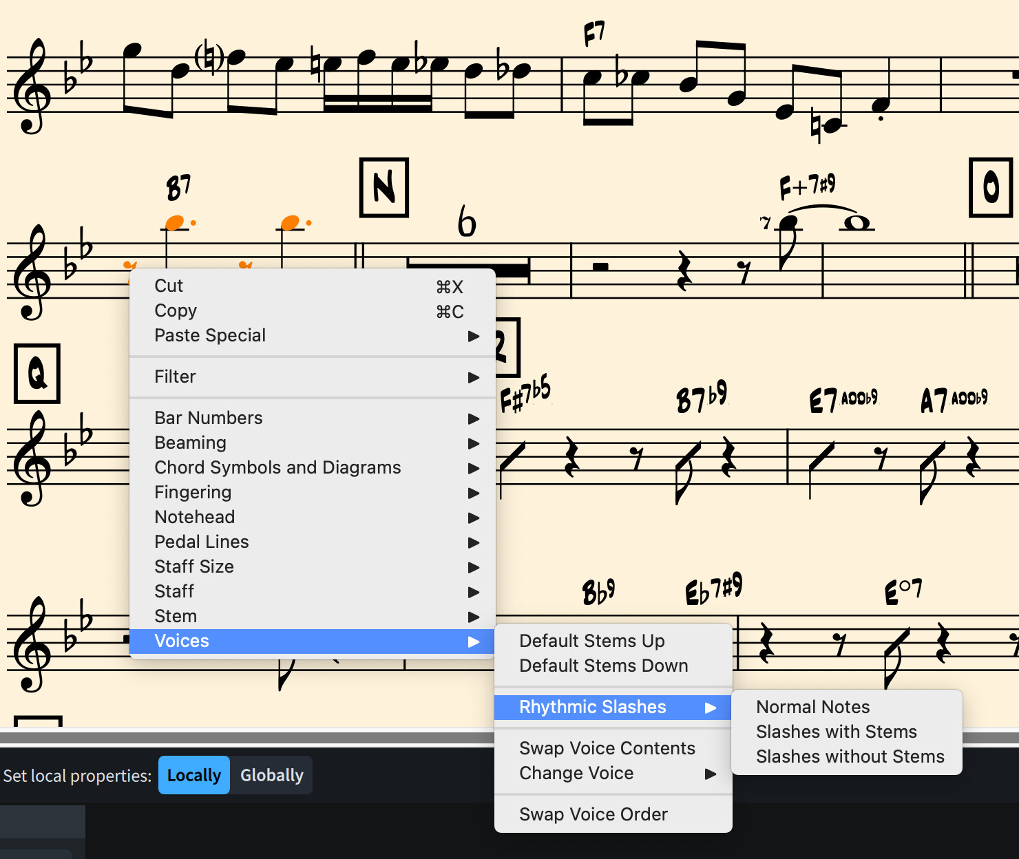 Problem creating Rhythm Slashes - Dorico - Steinberg Forums
