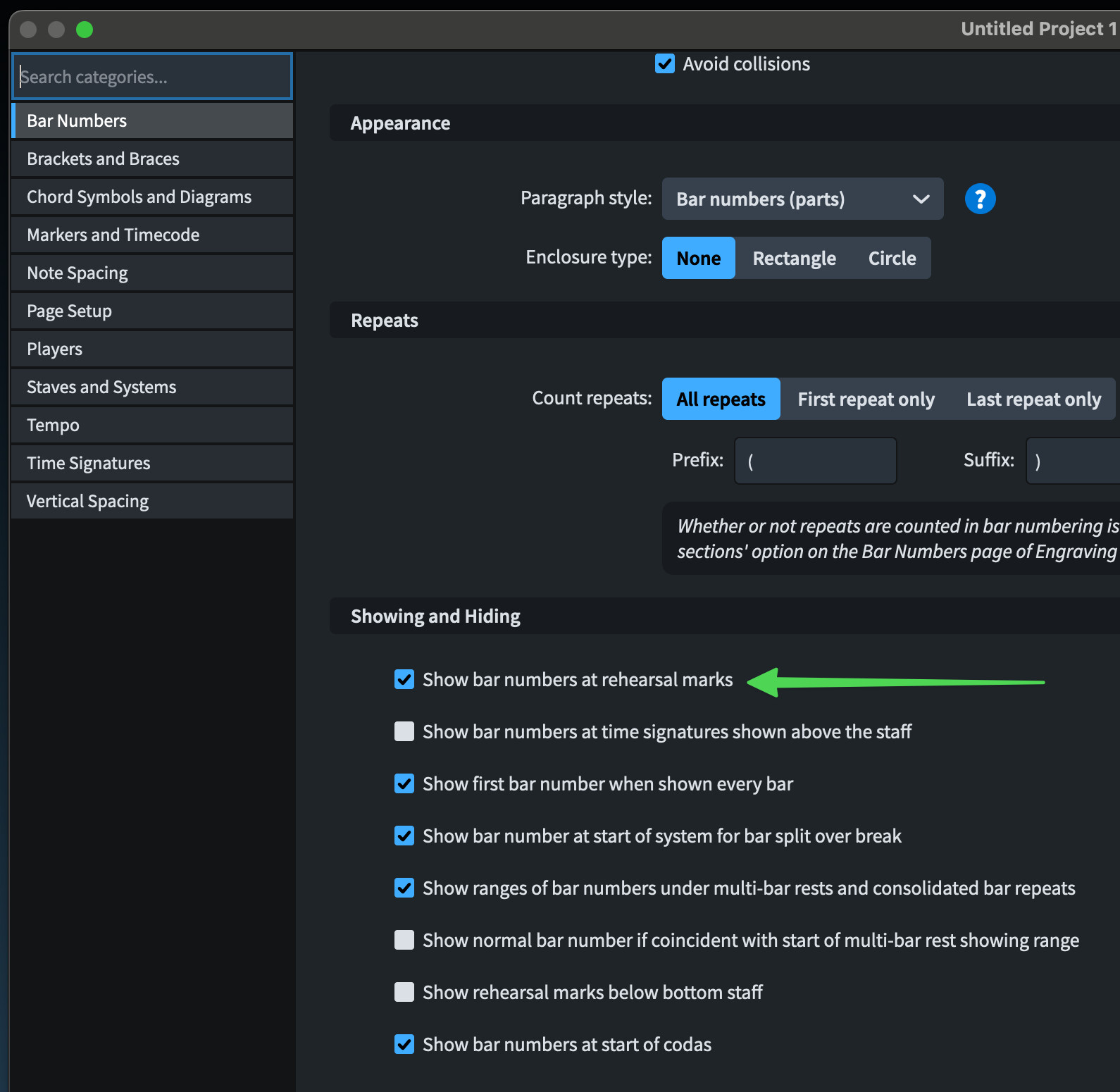 Showing both bar numbers and rehearsal marks - Dorico - Steinberg Forums