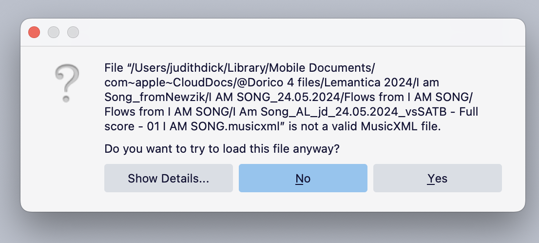 Xml Not Exporting Neither Compressed Nor Uncompressed Dorico