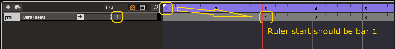 Ruler offset issue - Cubase - Steinberg Forums