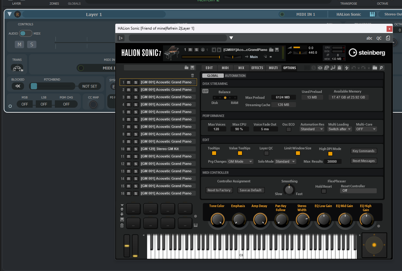 How do I activate Program Change in the Halion Sonic layer? - VST Live - Steinberg Forums