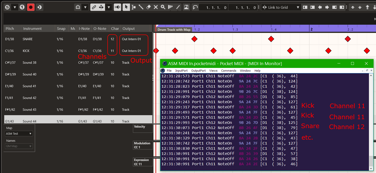 Cubase Midi Sends Are Not Sending Drum Map Channel Data - Cubase - Steinberg Forums