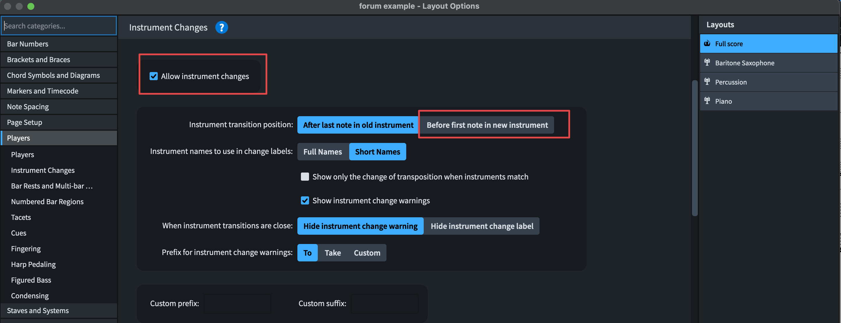 Manually adjust staves for multi-instrument player - Dorico - Steinberg ...