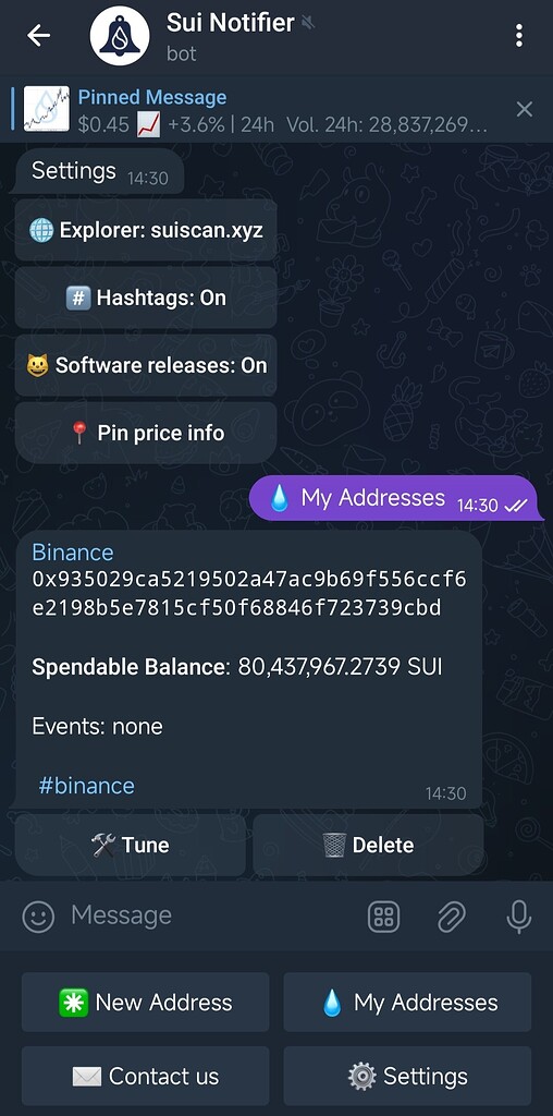 Announcing Sui Notifier Telegram bot - General - Sui Developer Forum
