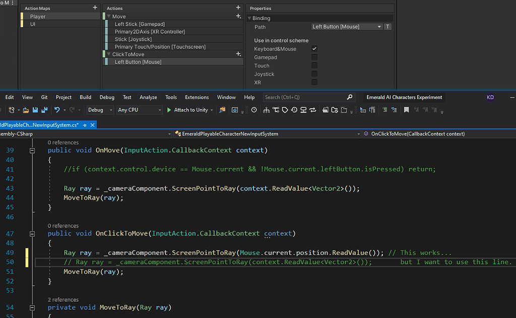 Mouse Click-to-Move using the New Input System that Also Works with ...