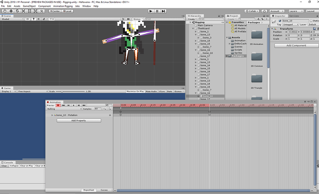 2D Animation on rigged character - Unity Engine - Unity Discussions