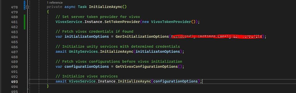 Getting null reference exception when trying to use SetTokenProvider Api - Unity Services ...