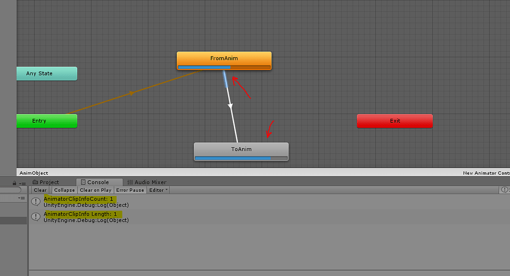Animator.GetCurrentAnimatorClipInfo always returns 1 animation - Unity ...