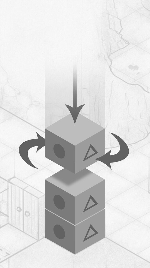 how can I align a rotating block that falls onto another with the ...