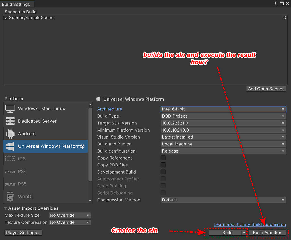 Universal Windows Platform. Build and Run. How does it works behind the scenes? - Unity Engine ...
