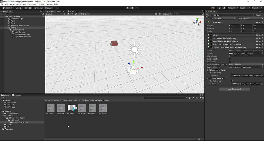Oculus Quest 2 - XR Interaction Toolkit 1.0.0-pre8.0 Inputs aren't working - Unity Engine ...