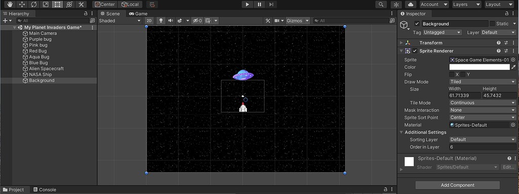 Trying to create a simple space game - Unity Engine - Unity Discussions