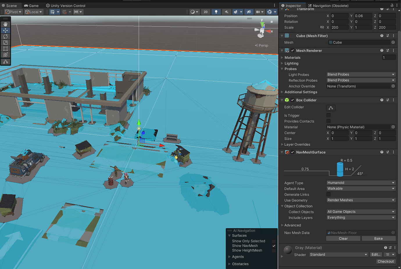 New Navigation window does not show the "Bake" option - Unity Engine - Unity Discussions