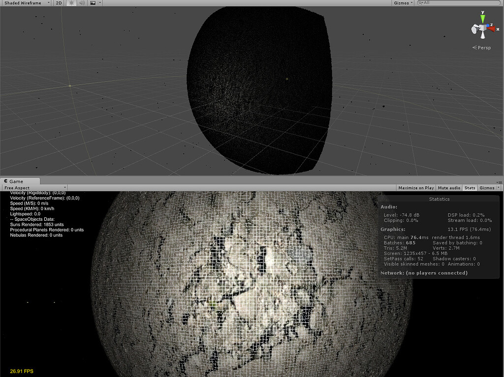 How to do multiple Graphics.DrawMesh calls in a C# script attached to one GO to draw procedural ...