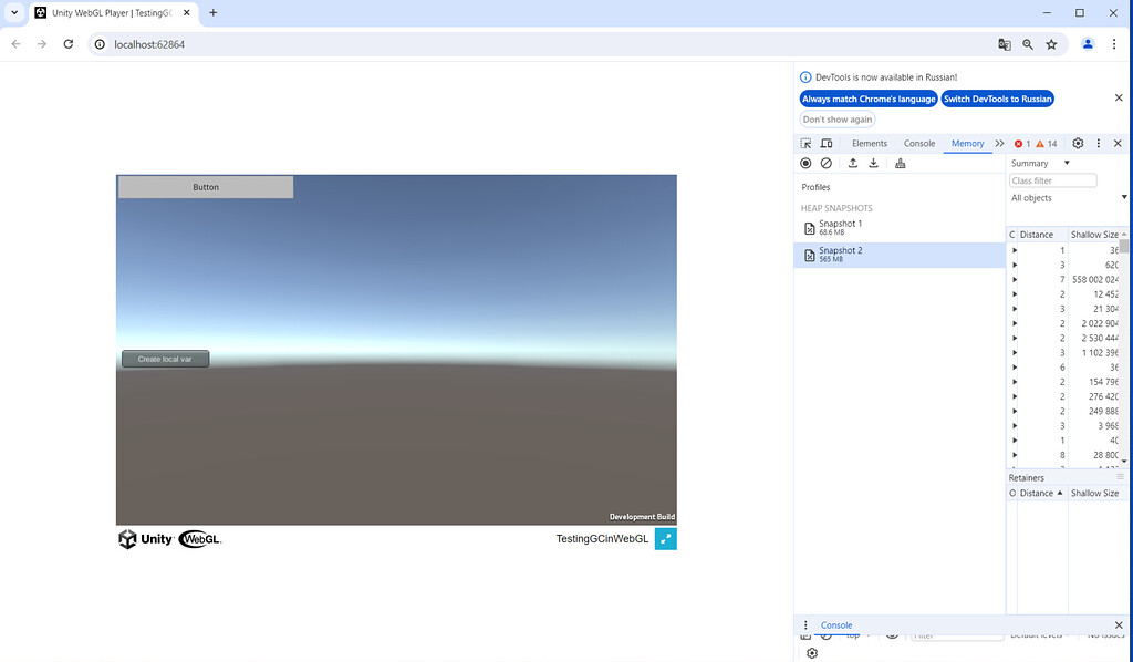 Not Working Gc Web Gl With Ui Toolkit Interface Unity Engine Unity Discussions