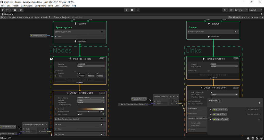 How to create lines between particles in VFX? - Unity Engine - Unity ...
