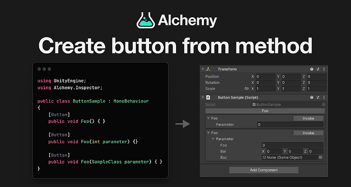 [RELEASED] Alchemy - Inspector & Serialization Extensions - Community Showcases - Unity Discussions