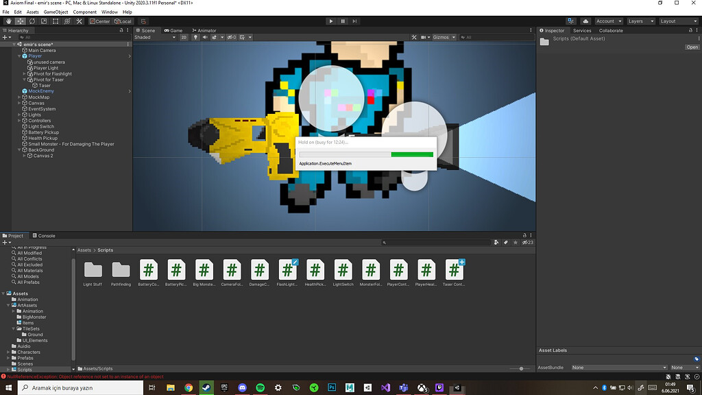 Hold on (busy for...) - Unity Engine - Unity Discussions