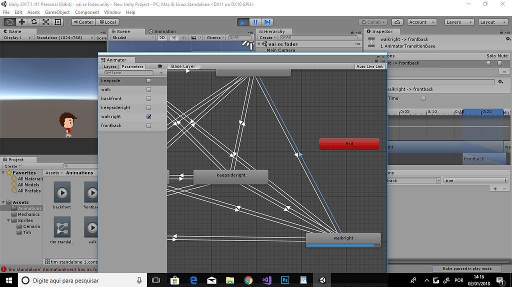Animation/script problem [begginer] - Unity Engine - Unity Discussions