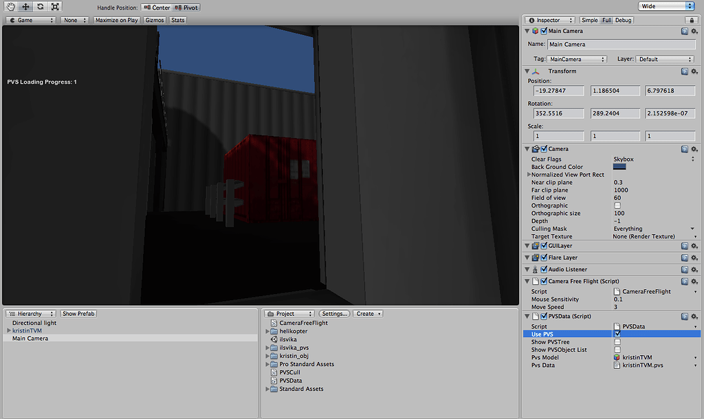 Shadows and custom PVS - Unity Engine - Unity Discussions