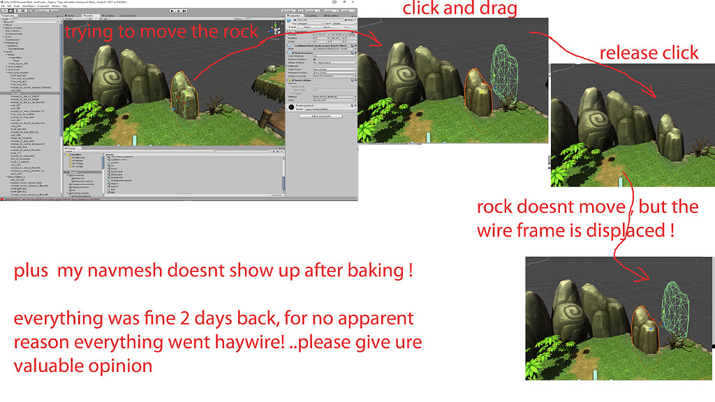 Why Did All The Gameobject Meshes In My Scene Automatically Combine To Form Combined Mesh