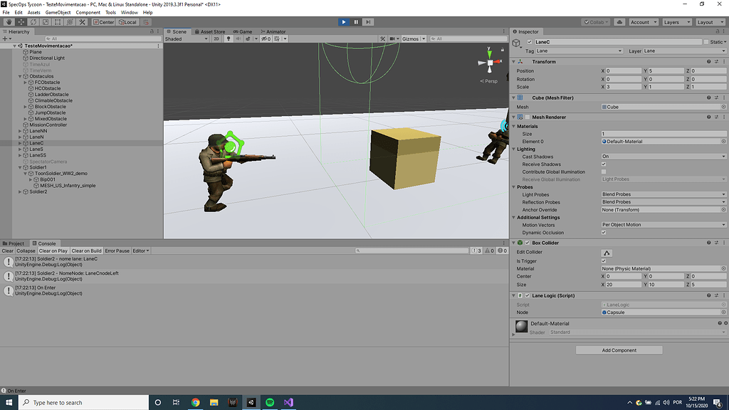 A trigger collider is blocking a non-trigger collider - Unity Engine - Unity Discussions