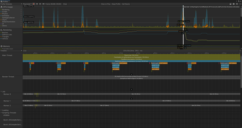 Unity job still runs on main thread or doesn't work - Questions ...
