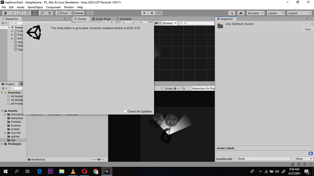 How to close "Unity Editor is up to date" window. - Questions & Answers - Unity Discussions