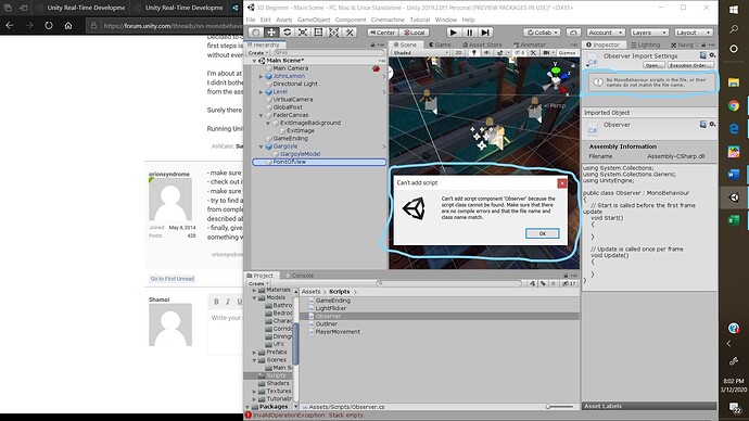 "No MonoBehaviour scripts in the file" error with -all- scripts - Unity ...