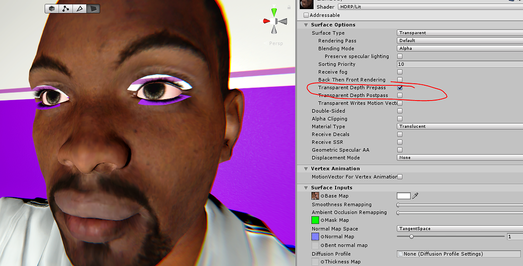 Eyebrows not rendering properly - Unity Engine - Unity Discussions