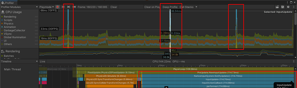High CPU usage when clicking with the mouse - Unity Engine - Unity Discussions