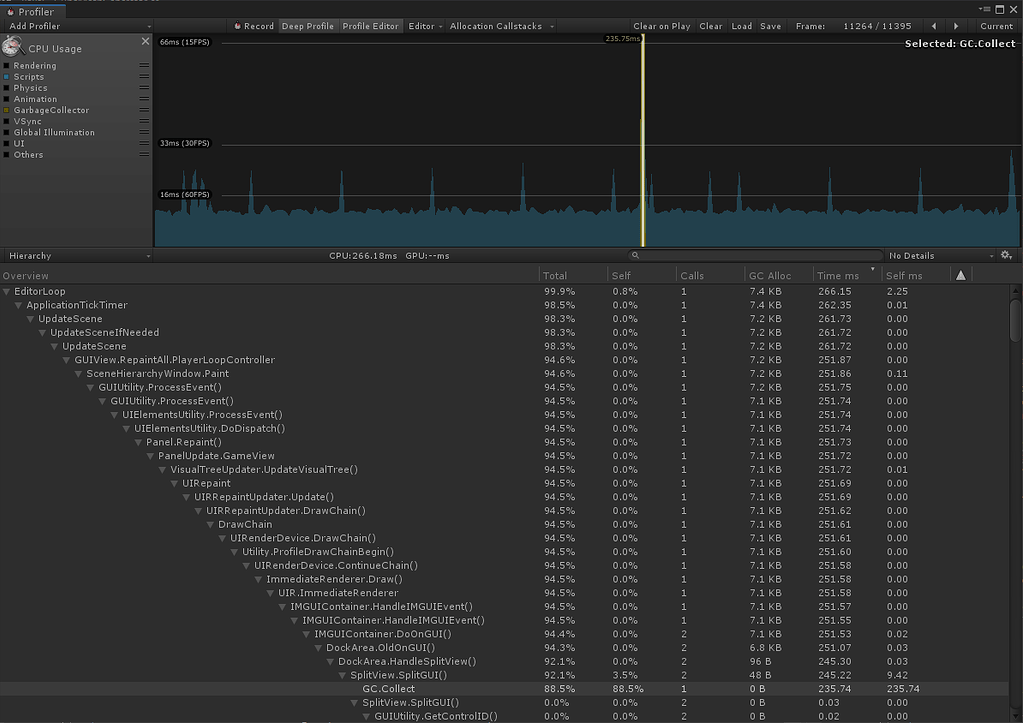 What Causes An Increase In Editor Gui Garbage Collection Questions And Answers Unity Discussions