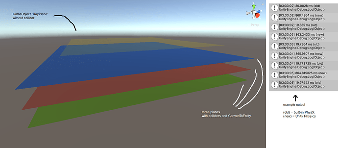 Abysmal performance with raycasting in the new Unity Physics (ECS) - Unity Engine - Unity ...