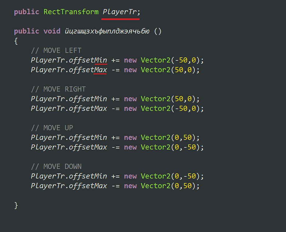 How to get and change RectTransform position (Left, Right, Top, Bottom) values through the ...