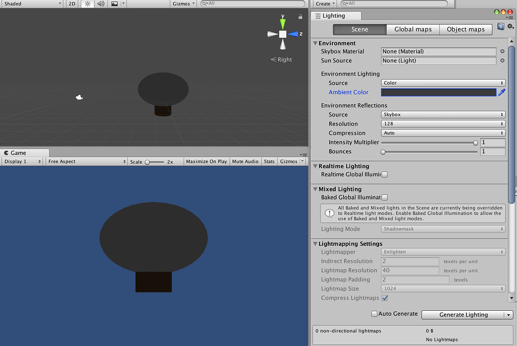 [Solved] Why is my scene dark? - Unity Engine - Unity Discussions