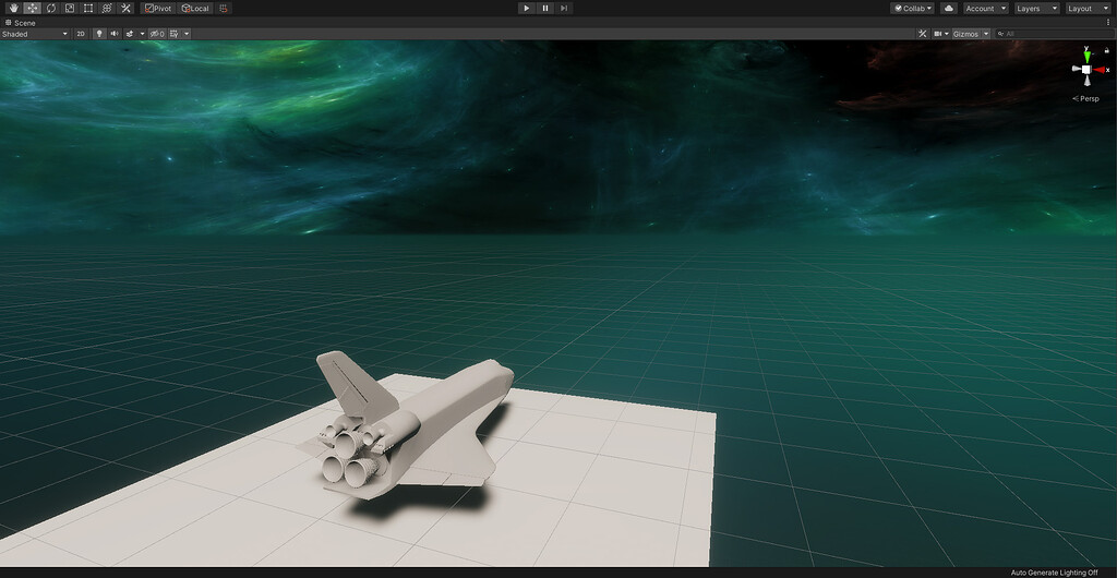 How can I make the HDRI also be visible at the bottom and not end at ...